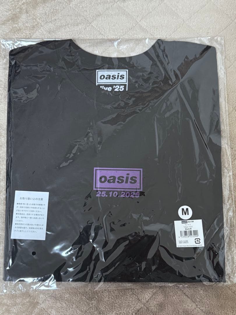 oasis ツアーTシャツ Tokyo 1025