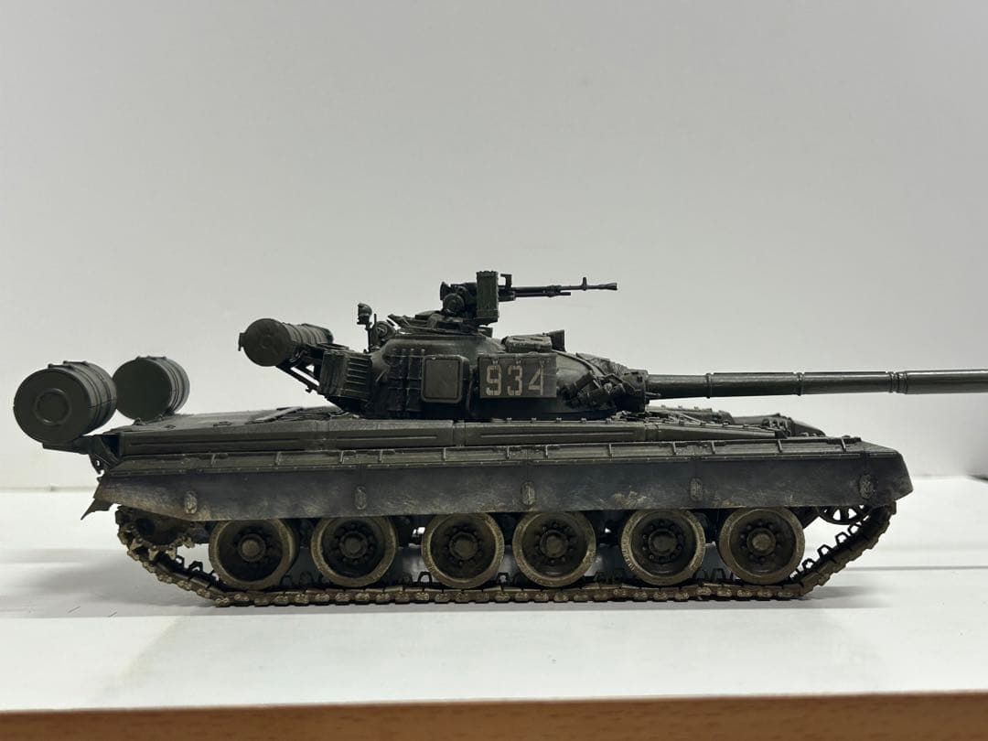 景•鼎　トランペッター　1/35 T-80B 完成品　戦車　模型
