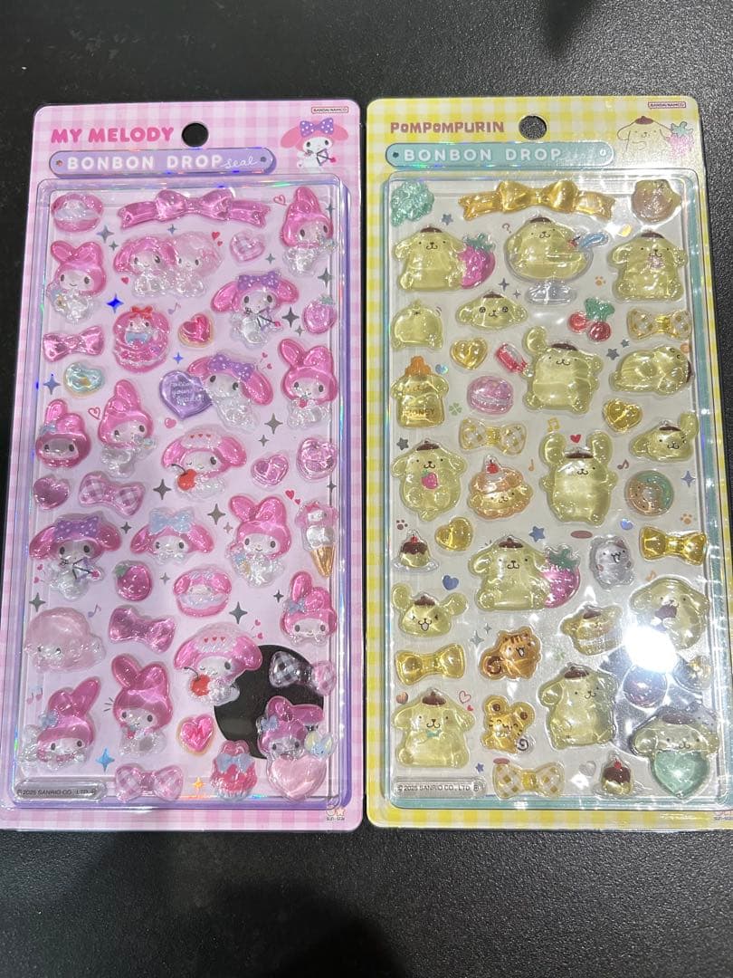 【正規品】サンリオ♡ボンボンドロップシール♡コンプリートセット♡全8種♡