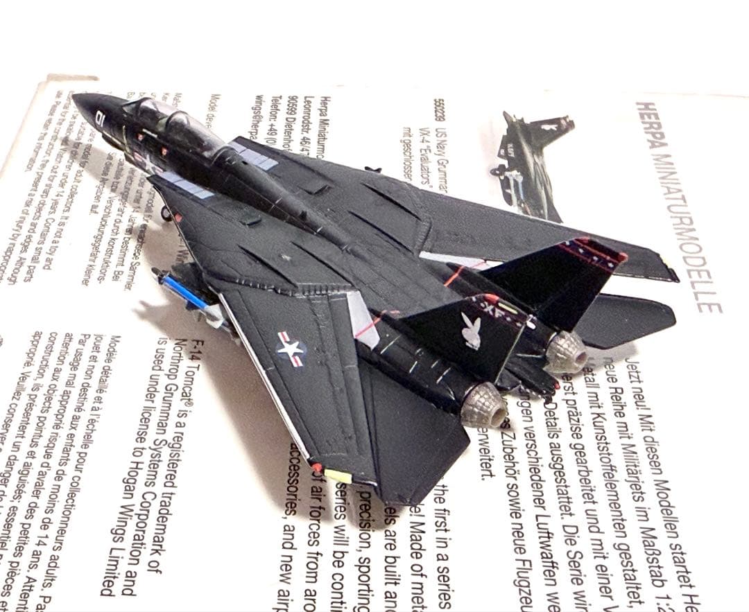 herpa 1/200 F-14A US Navy VX-4 ブラックバニー