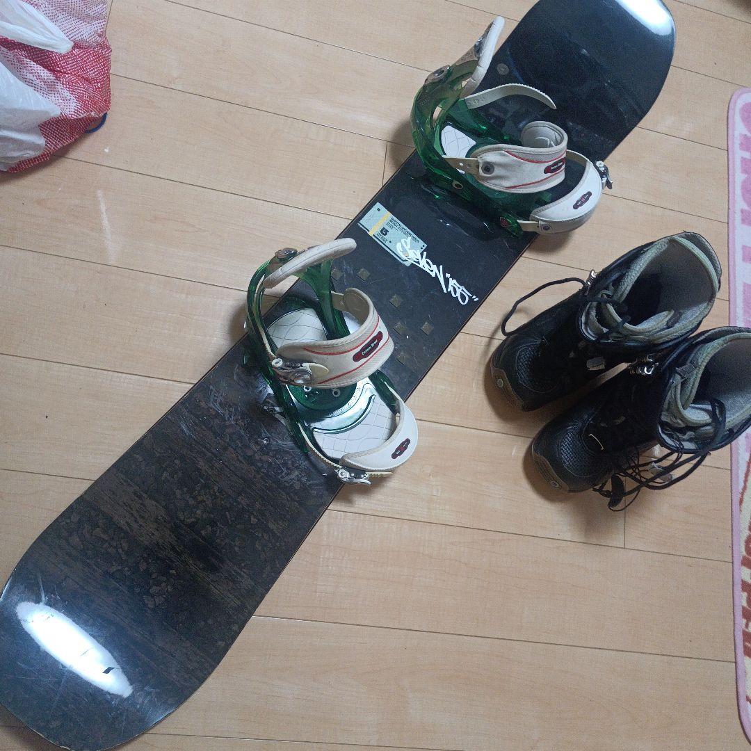 BURTONフリースタイル スノーボード バインディング、ブーツ付き