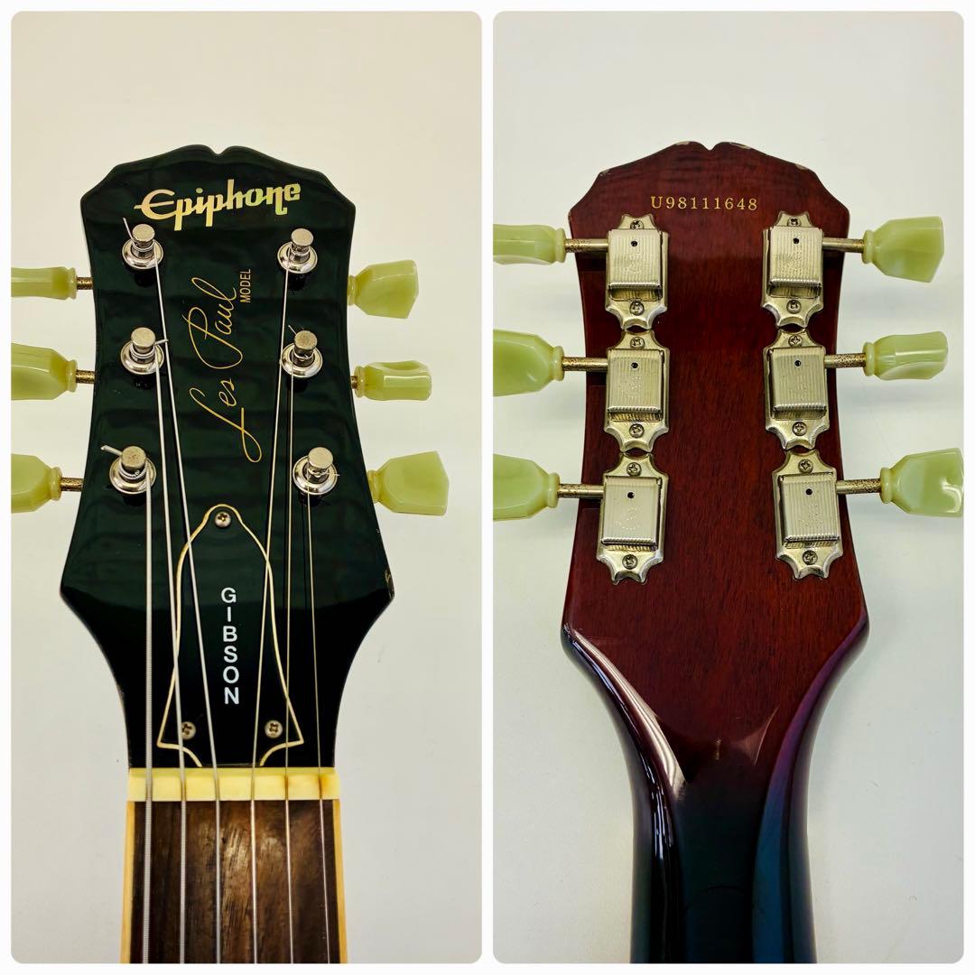 Epiphone レスポール スタンダード トラ杢 ブラウンサンバースト