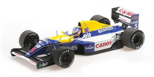 ミニチャンプス FW14B N.マンセル 1992ワールドチャンピオン