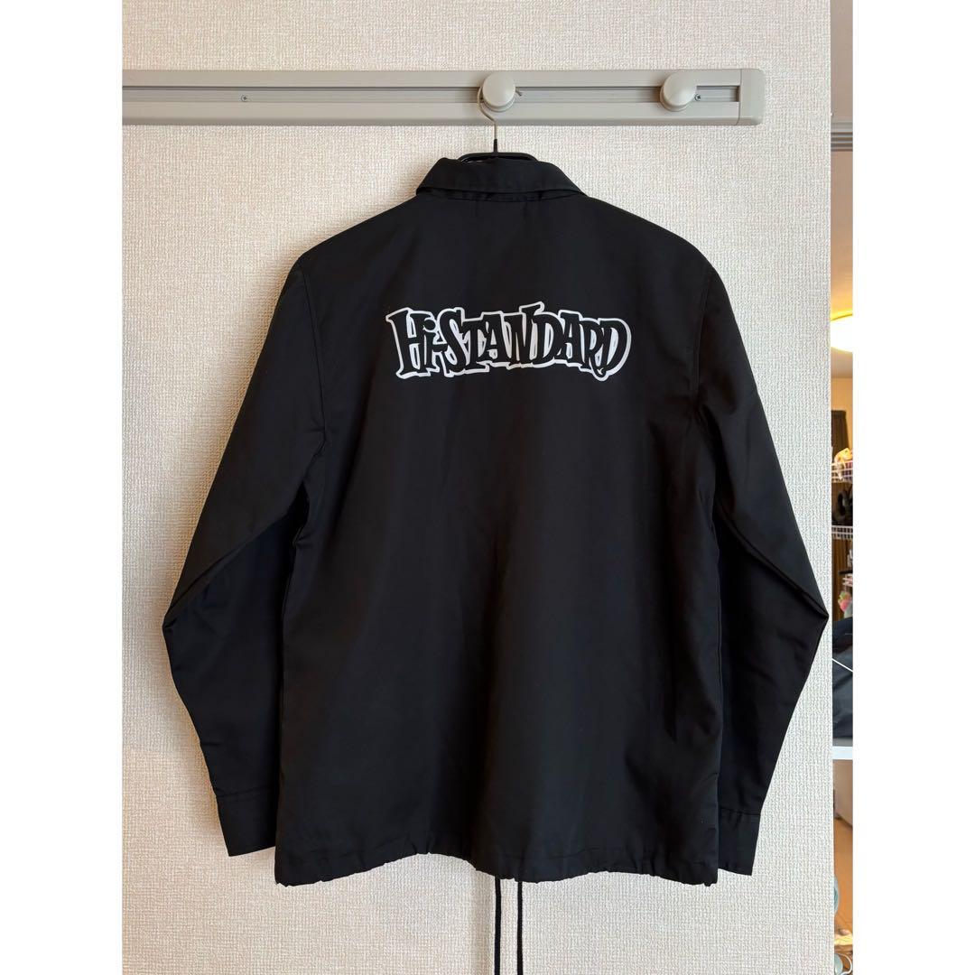 Hi-STANDARD - HS LOGO COACH JACKET（ブラック)
