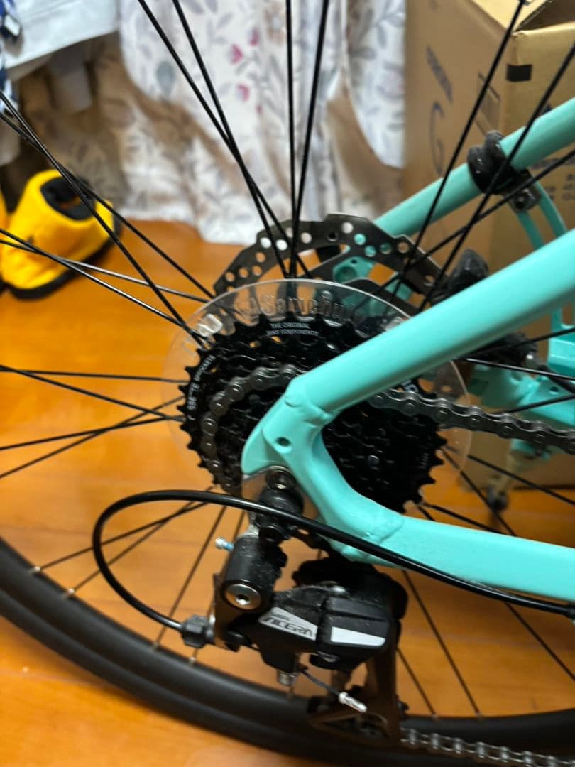 Bianchi C sports 2 油圧式ブレーキ ほぼ新品未使用 引渡し限定