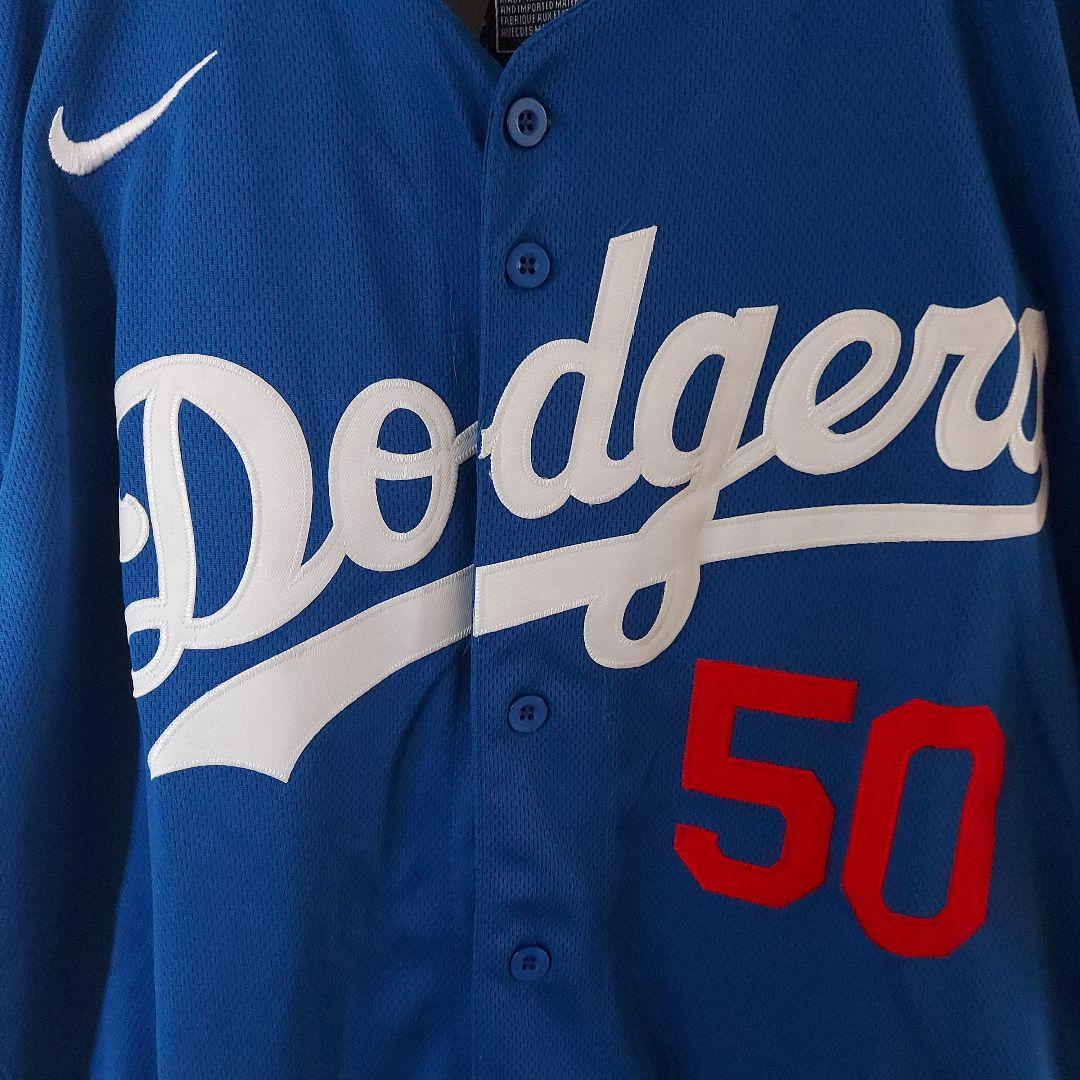 【MLB】未使用 NIKE ナイキ ドジャース ベッツ ユニフォーム 2XL 青