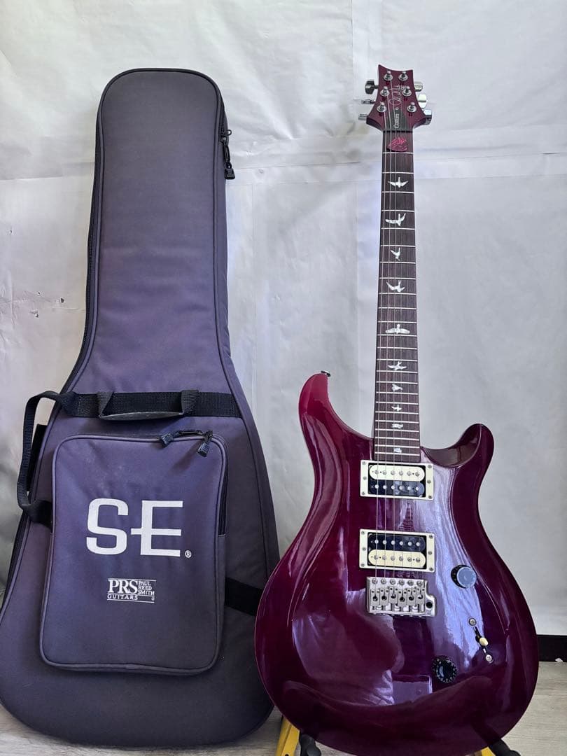 PRS SE Custom 24ポールリードスミスブラックチェリー美品ケース付き