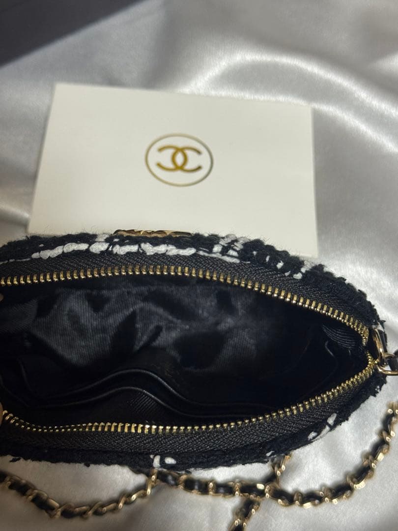 CHANEL ショルダーバッグ　シャネル　ツイード　ノベルティ