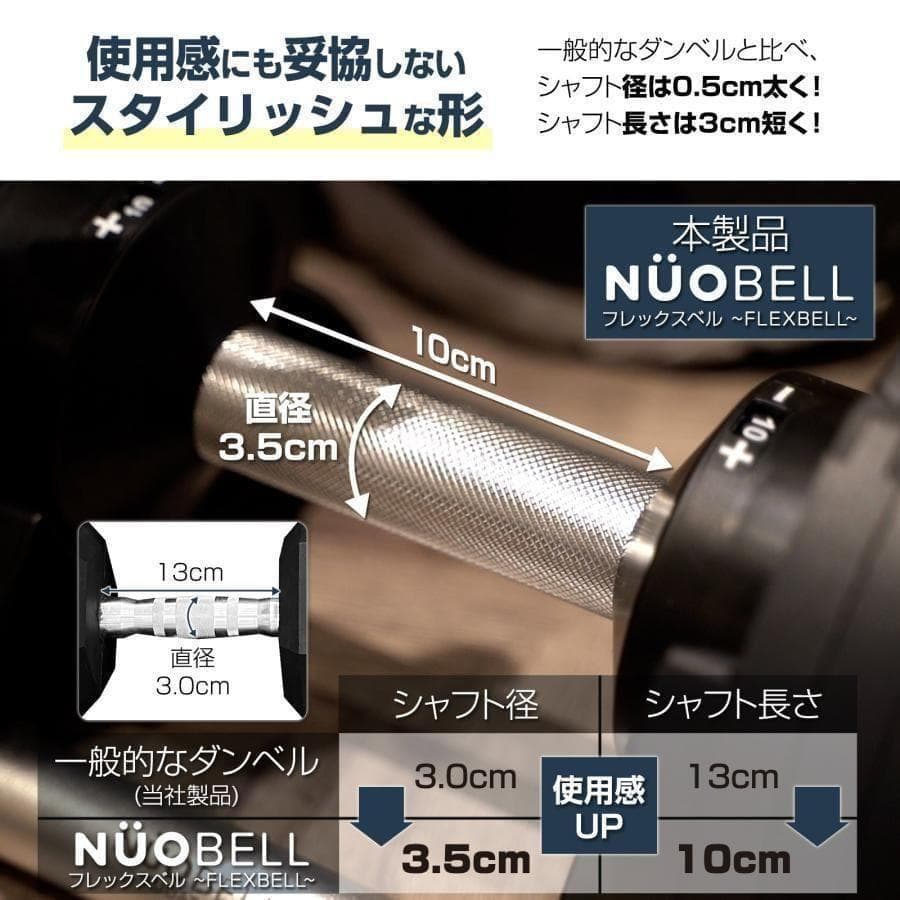 フレックスベル32kg×2個セット NUO 正規代理店 可変式ダンベル1446