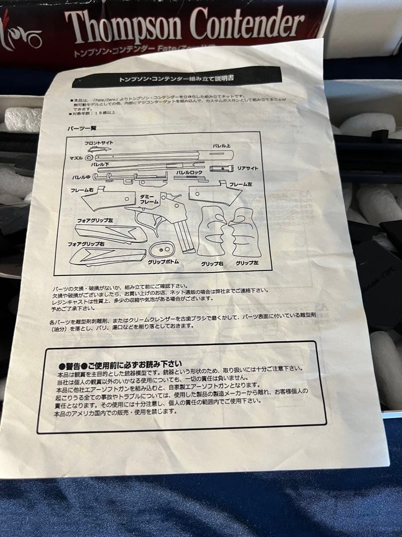 トンプソンコンテンダー 大日本技研　ガレージキット　新品未使用