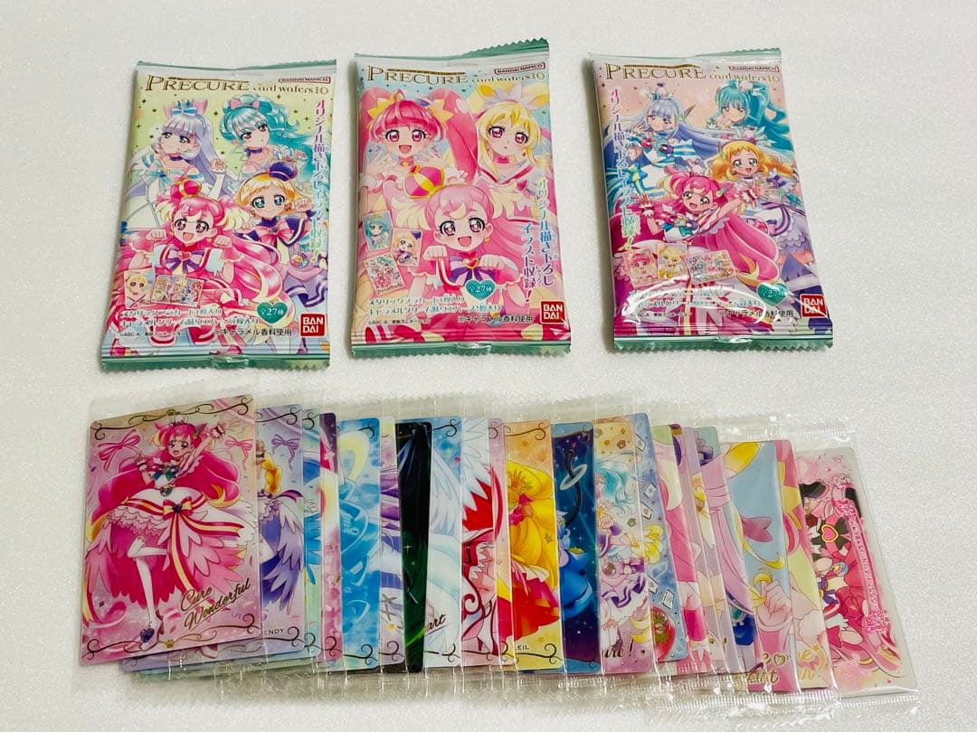 プリキュア　ウエハース　1弾〜11弾　コンプリート　空パッケージ付き