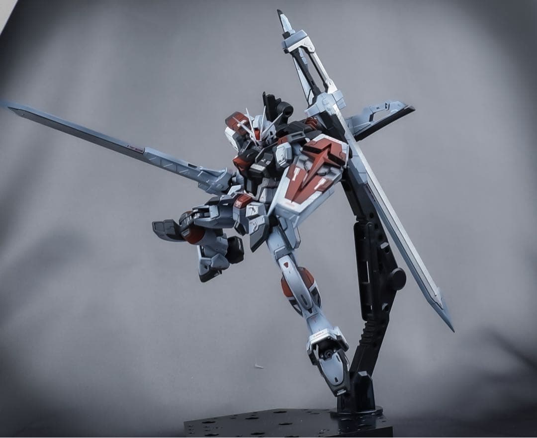 rg 1/144 ソードインパルス 塗装 完成品