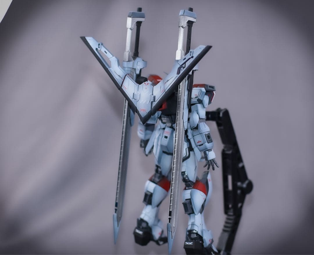 rg 1/144 ソードインパルス 塗装 完成品
