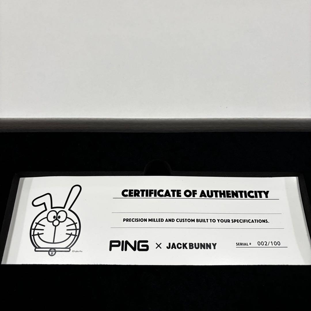 【未使用】PING × Jack Bunny!! ドラえもんパター 33インチ