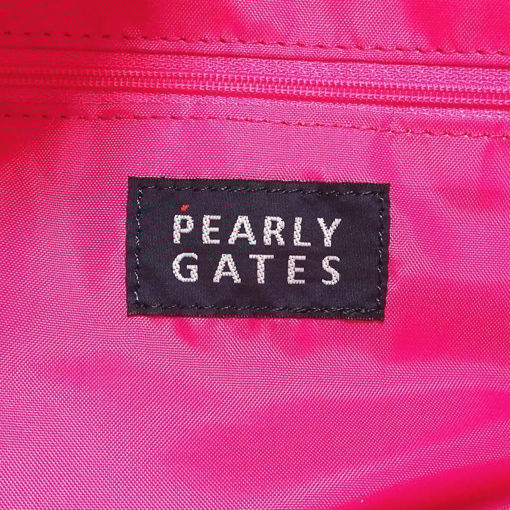 PEARLY GATES パーリーゲイツ　王冠ロゴ ボストンバッグ　ピンク