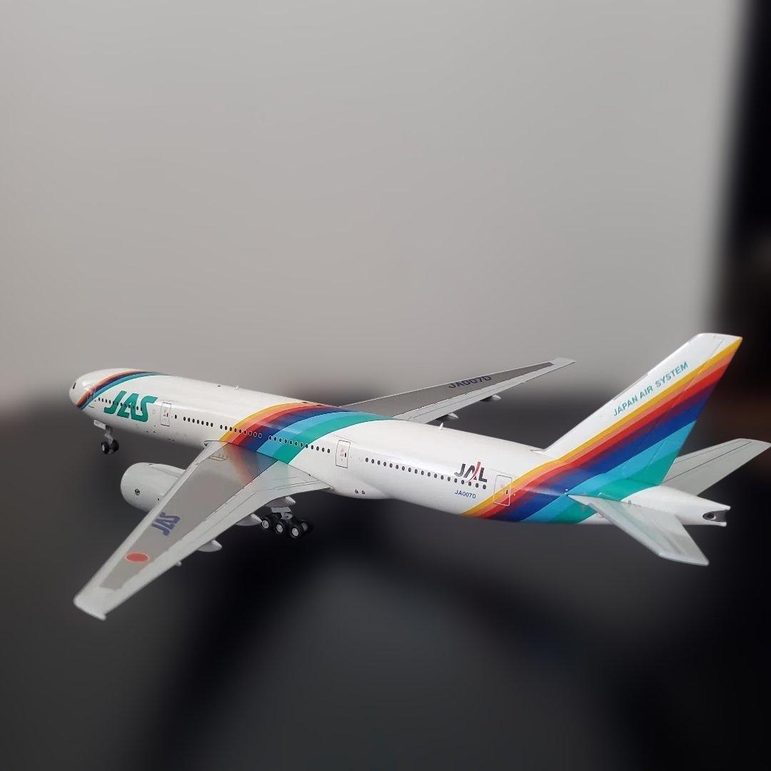 jcwings 1/200 JAL JAS 777-200 レインボーセブン