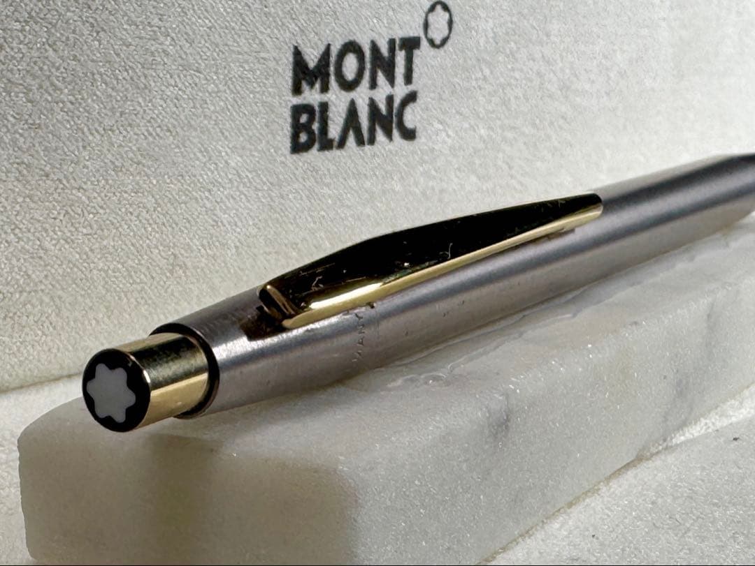 【極美品】MONT BLANC 1970S シルバーボールペン スリムライン