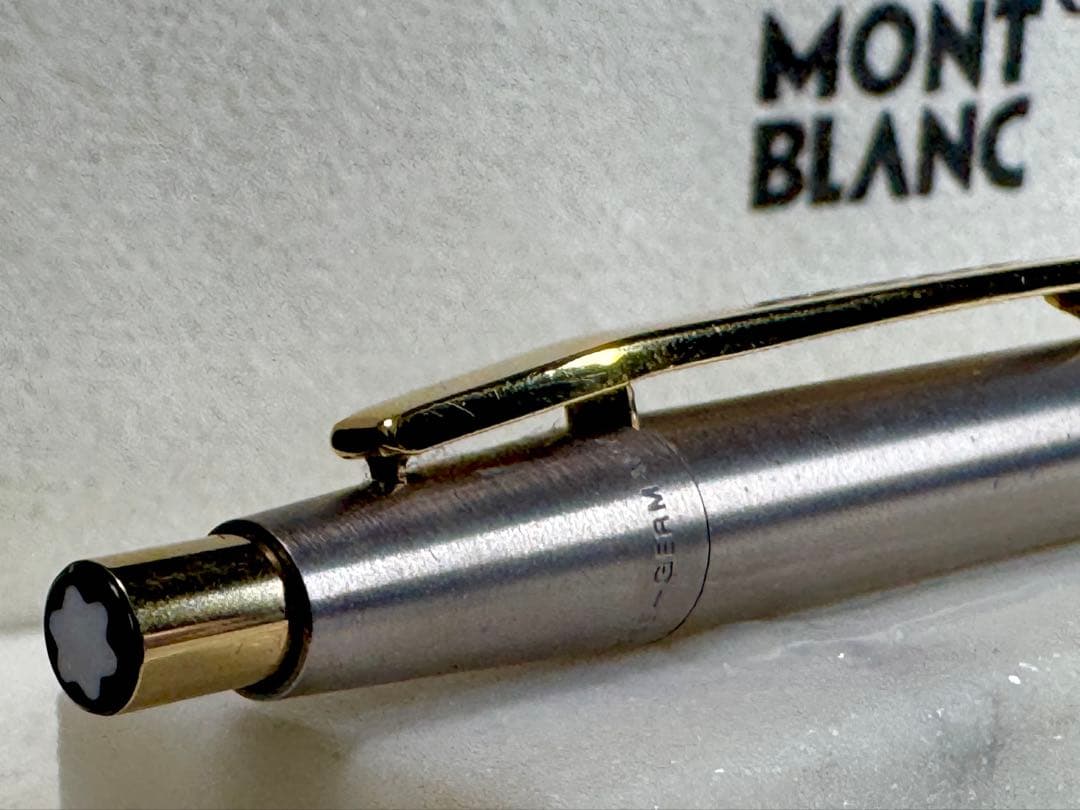 【極美品】MONT BLANC 1970S シルバーボールペン スリムライン