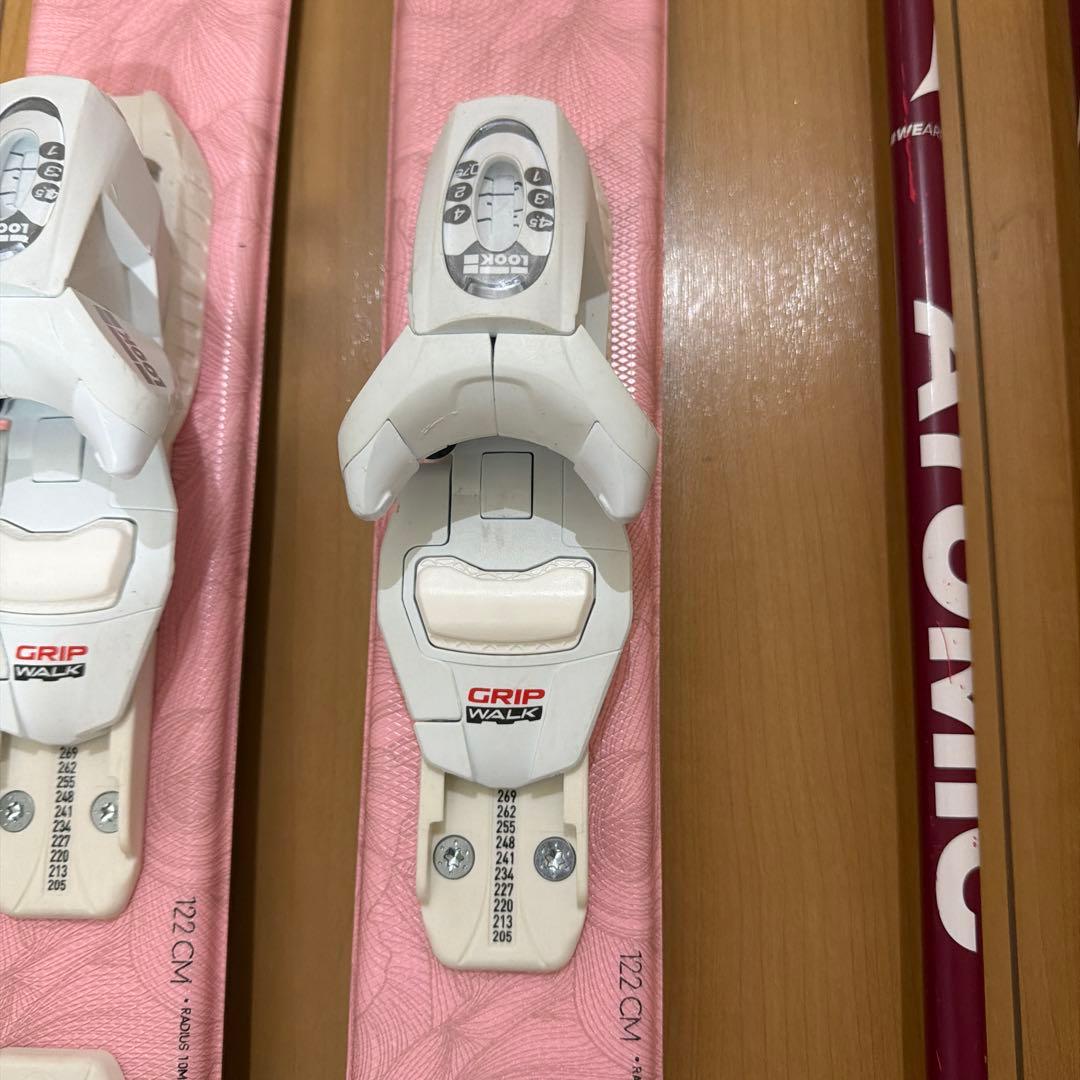 ROSSIGNOL ピンク スキー 122cm
