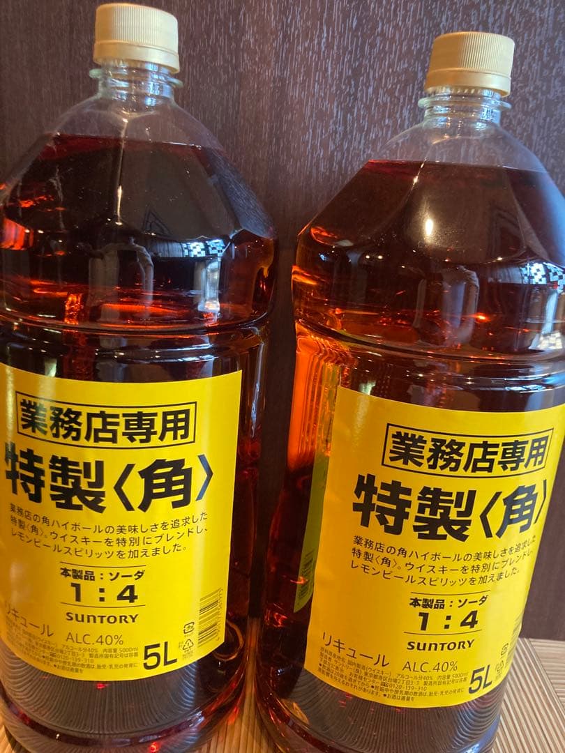 SUNTORY 特製角ウイスキー 5L 2本セット