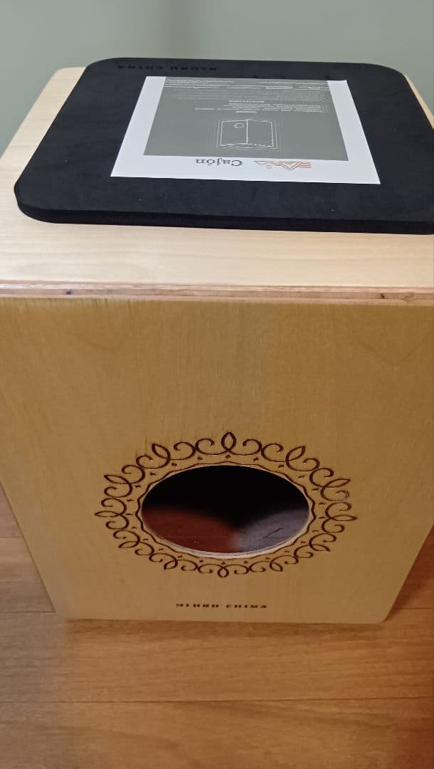 HLURU pro カホン ボックス Cajon box ナチュラルウッド仕上げ