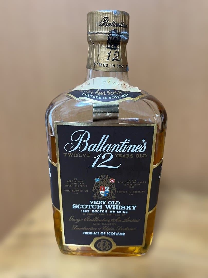 Ballantine's バランタイン12年 VERY OLD 赤青旗 紋章
