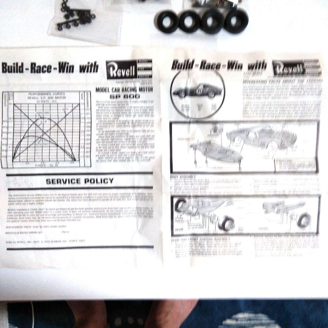 ［レア］60年代レベル　フェラーリ250GTO　スロットカー組み立てキット
