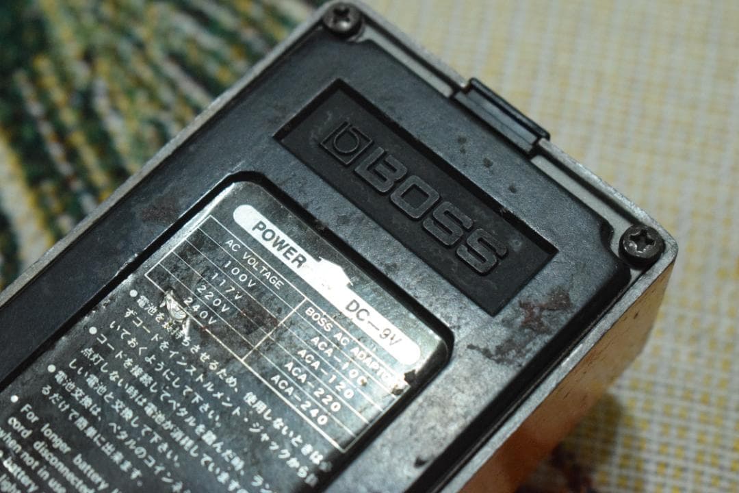 BOSS DS-1 1980年製 #9700 日本製 銀ネジ 動作OK
