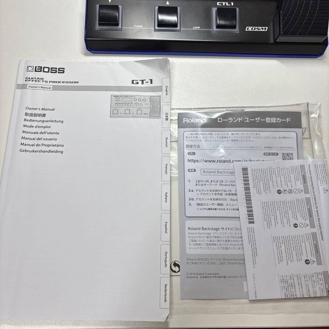 BOSS GT-1 専用ケース、説明書付き