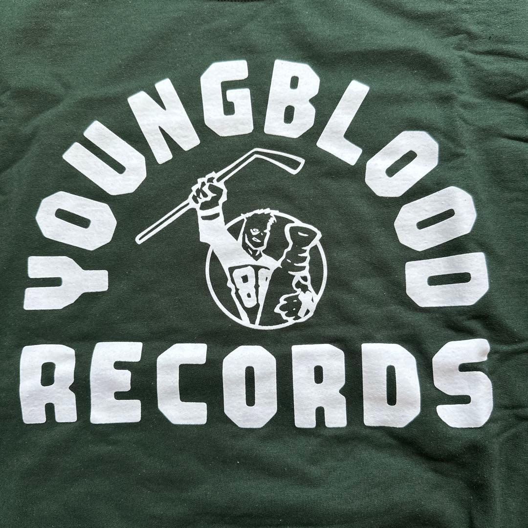 YOUNGBLOOD RECORDS スウェット M 緑