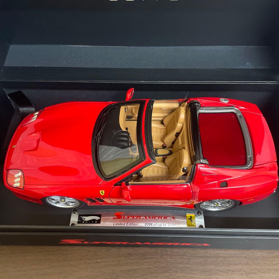 1/18 ホットウィールエリート フェラーリ Ferrari スーパーアメリカ
