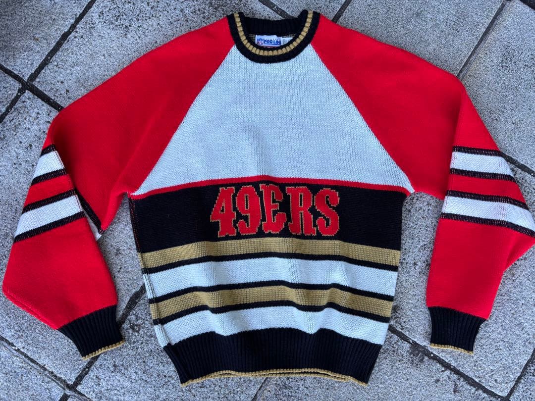 値下げ 49ERS knit sweater USA製 Mens M