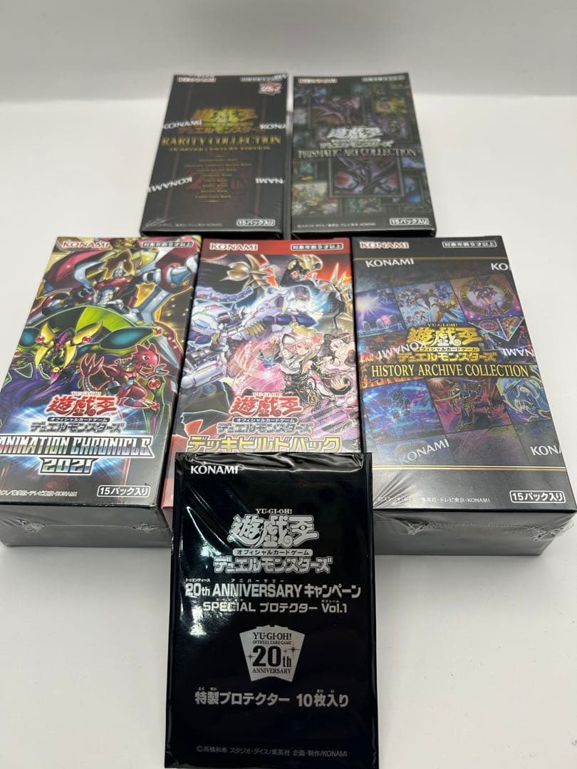 遊戯王OCG トレーディングカードセット 5BOX シュリンク付き