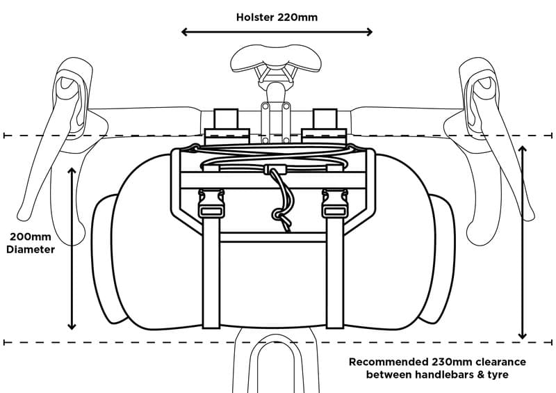 【値下げ】RESTRAP BAR BAG ブラック　SMALL
