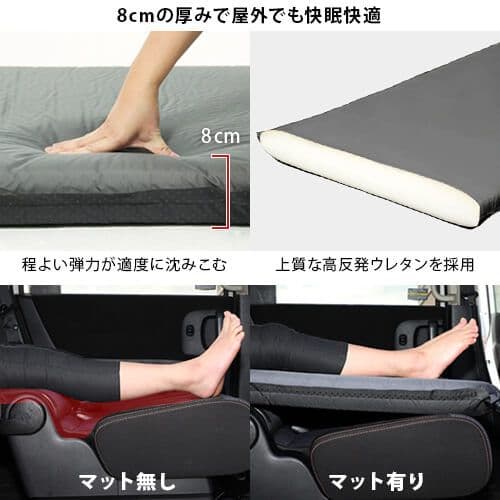 クイックキャンプ インフレーターマット 8cm シングル 3個セット　車中泊