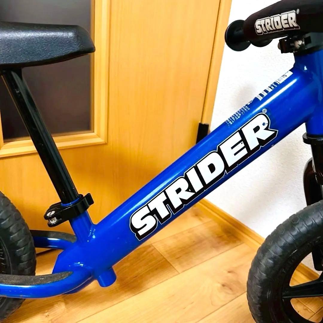 良品✨ STRIDER SPORTS バランスバイク 人気の青 12インチ