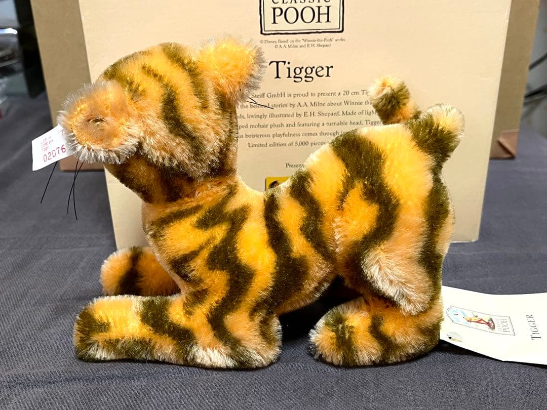 Steiff Tigger シュタイフ ティガー くまのプーさん ぬいぐるみ