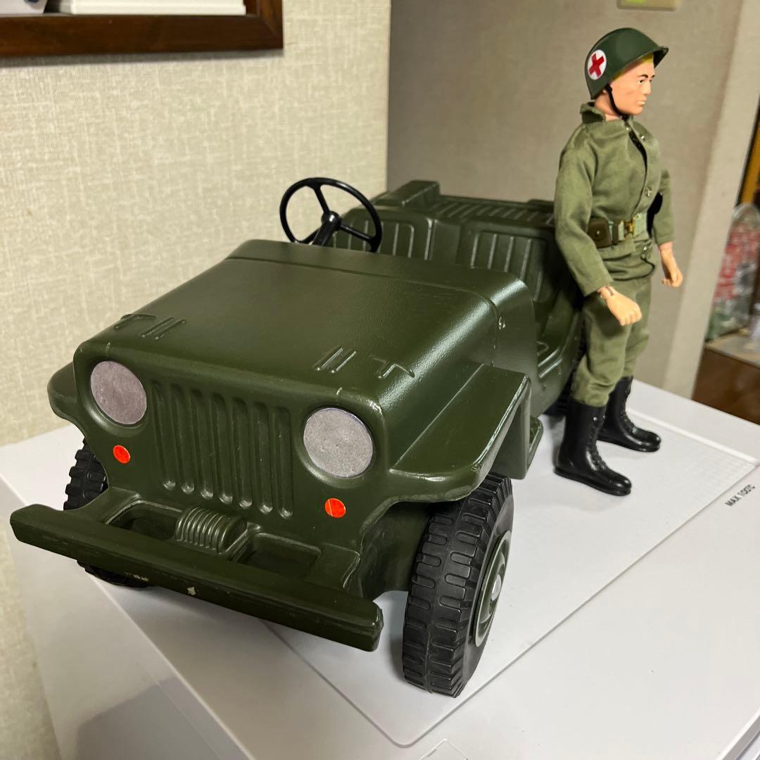 GI.joe コンバットジープ　1970年代　バスブロ社製　ジャンク