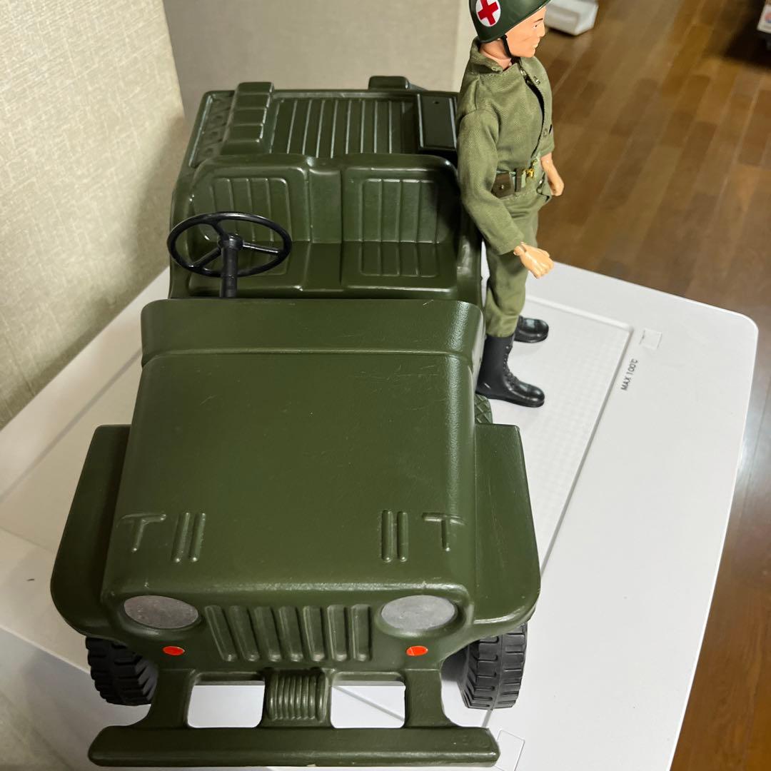 GI.joe コンバットジープ　1970年代　バスブロ社製　ジャンク