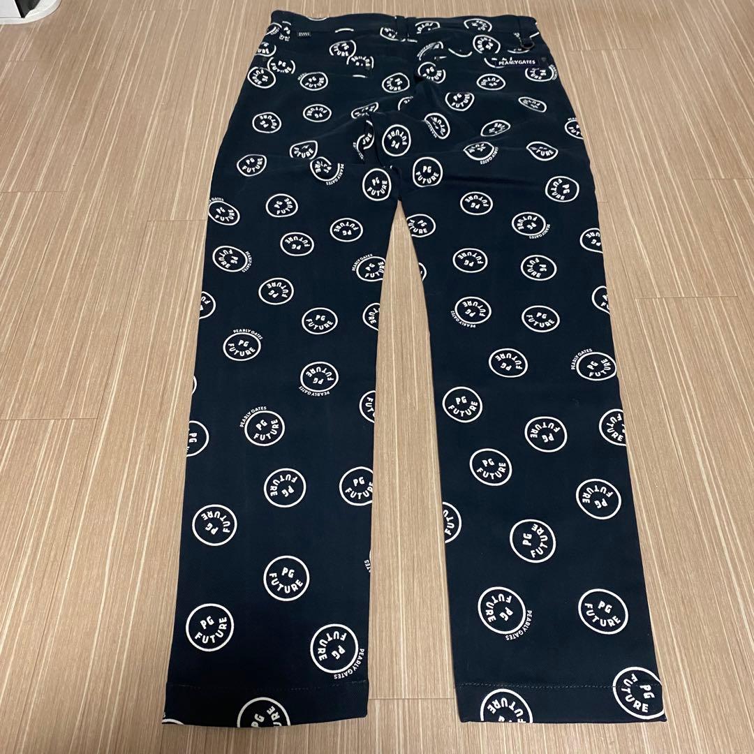 新品未使用　パーリーゲイツ　ニコちゃん柄パンツ　サイズM