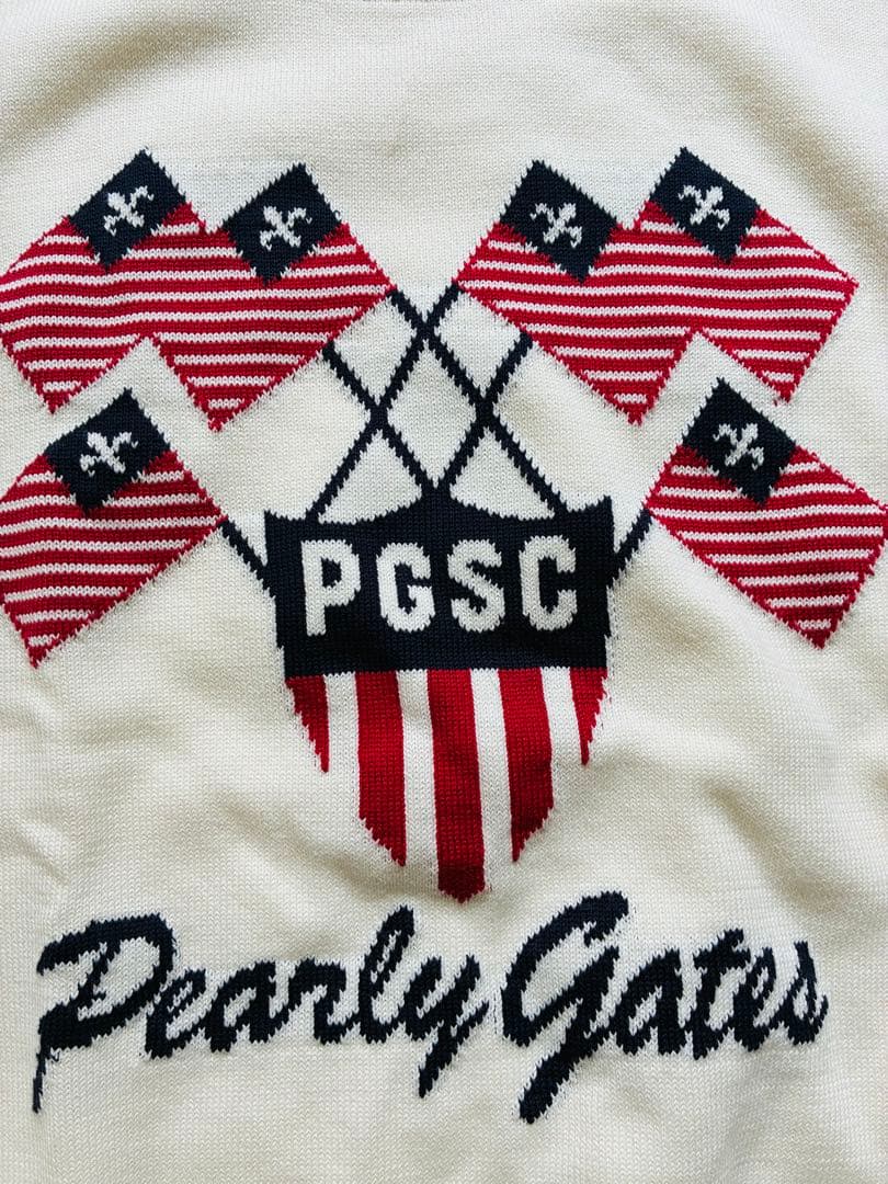 Pearly Gates PGSCアイボリーセーター