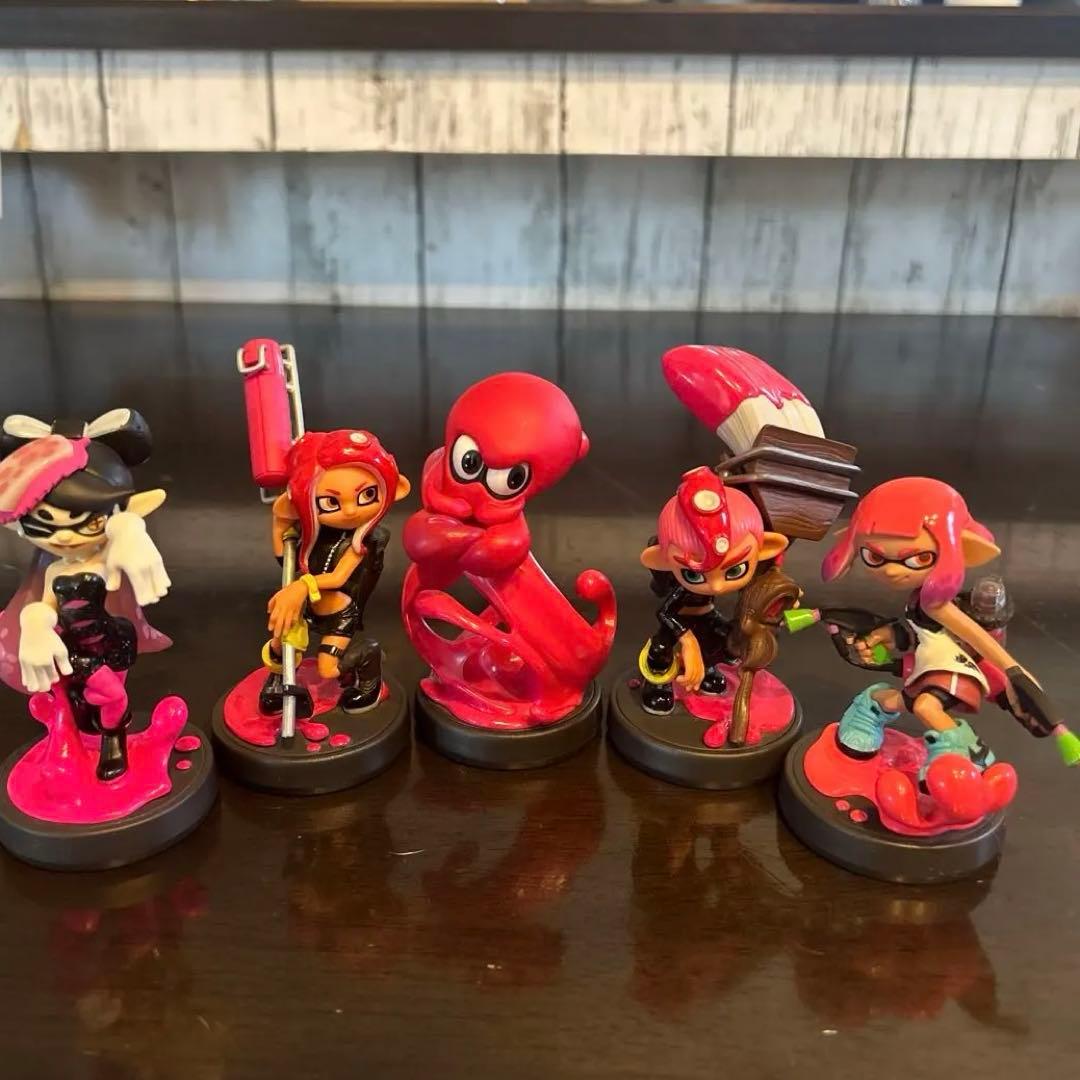 任天堂・スプラトゥーンamiibo　ガール　タコボーイ　タコ　タコガール　アオリ