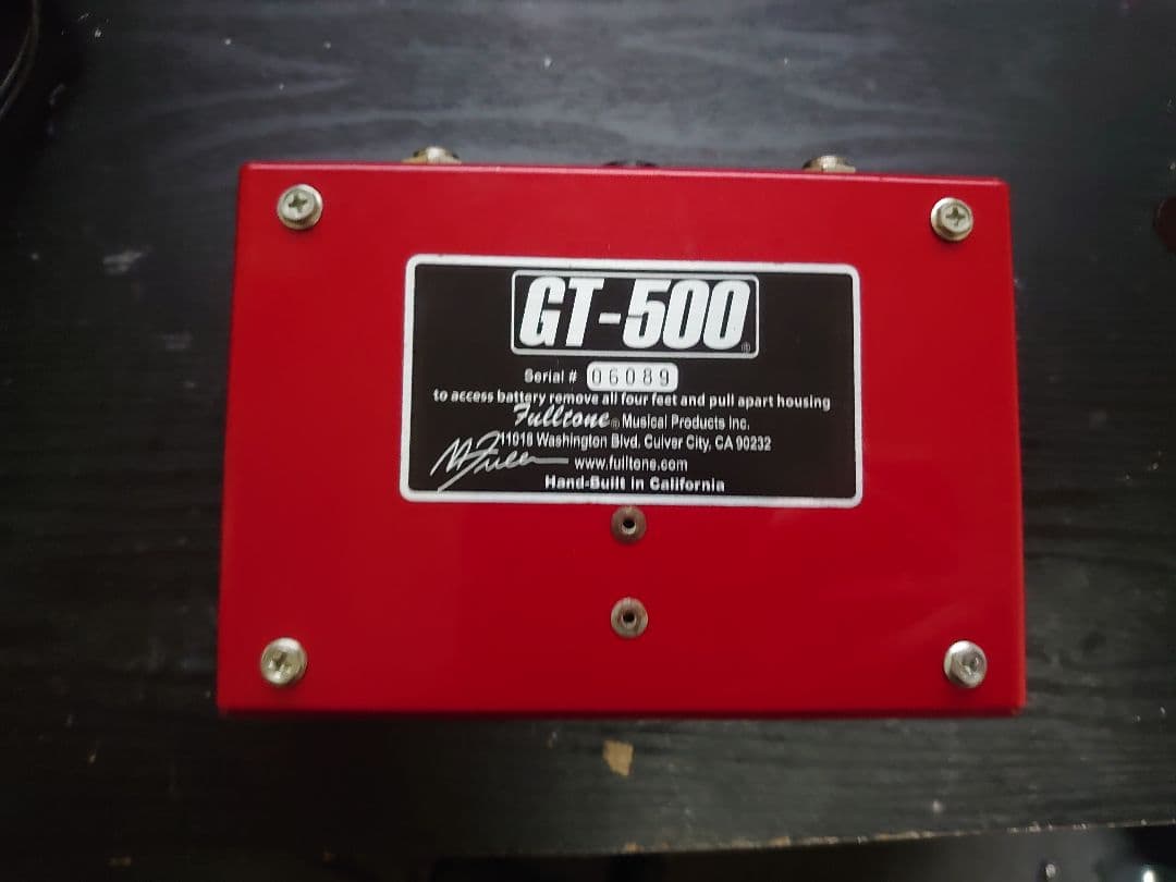 Fulltone GT-500 オーバードライブ ディストーション