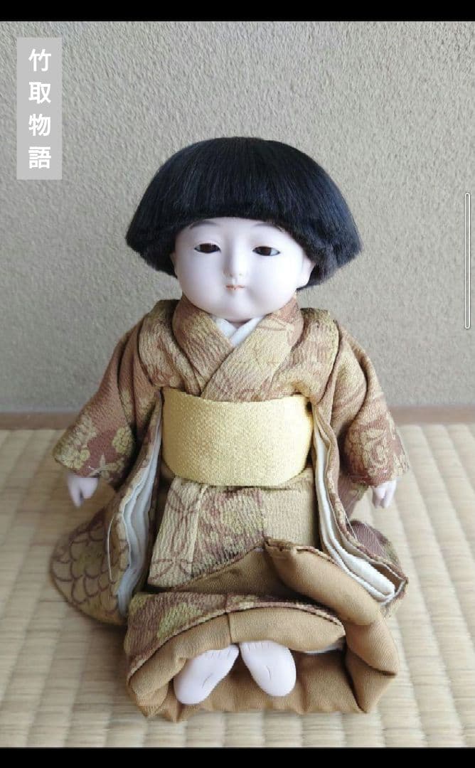 【美品・希少】竹取物語 人気☆男の子 市松人形 Japanesedoll 当時物