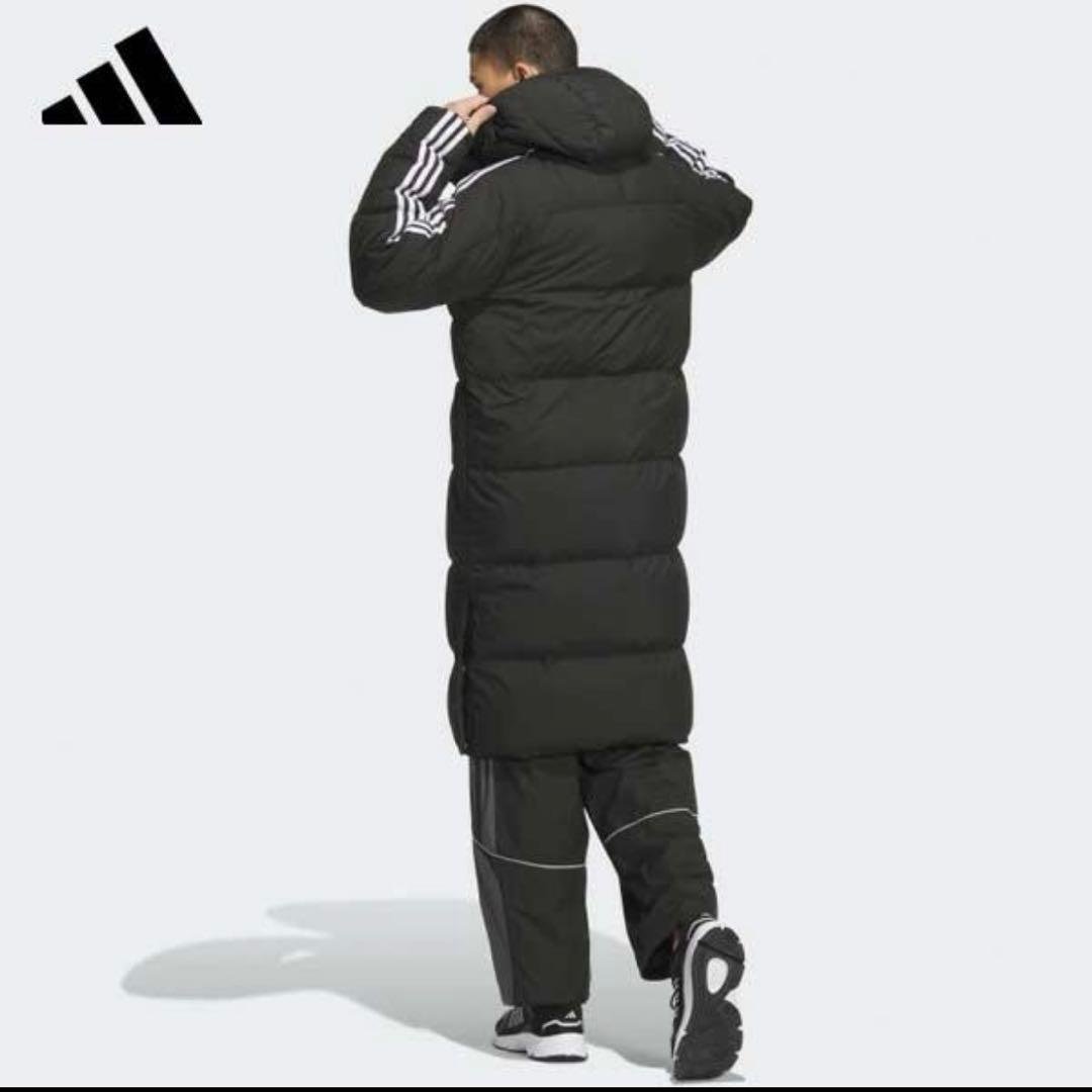【新品値札付き】adidas メンズ　ダウンコート ベンチコート　ダックダウン