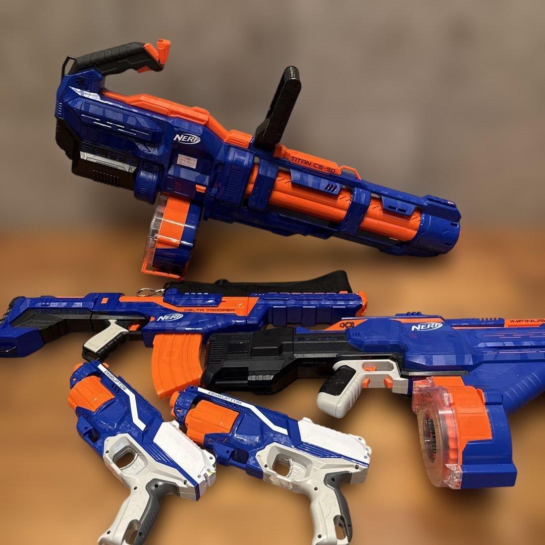 ナーフ NERF タイタン CSー50 インフィニス　デルタトルーパー　セット