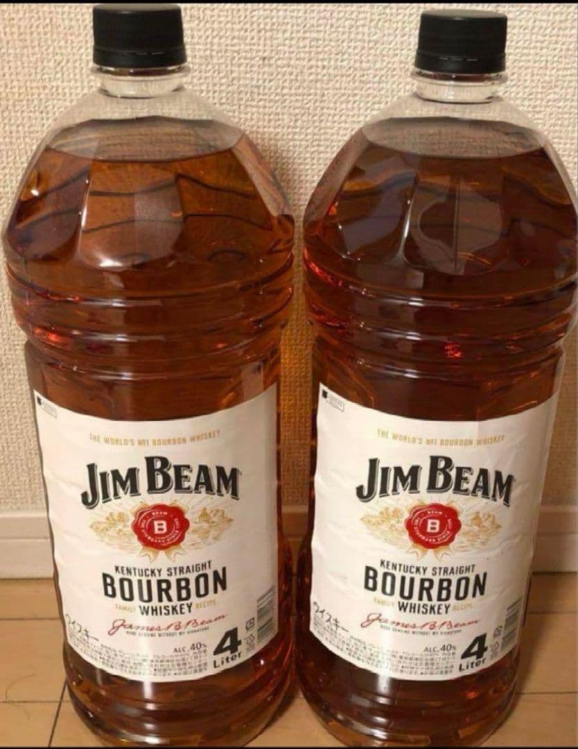 ⭐️最終値下げ早い者勝ち⭐️Jim Beam ジムビーム 4L 2本セット