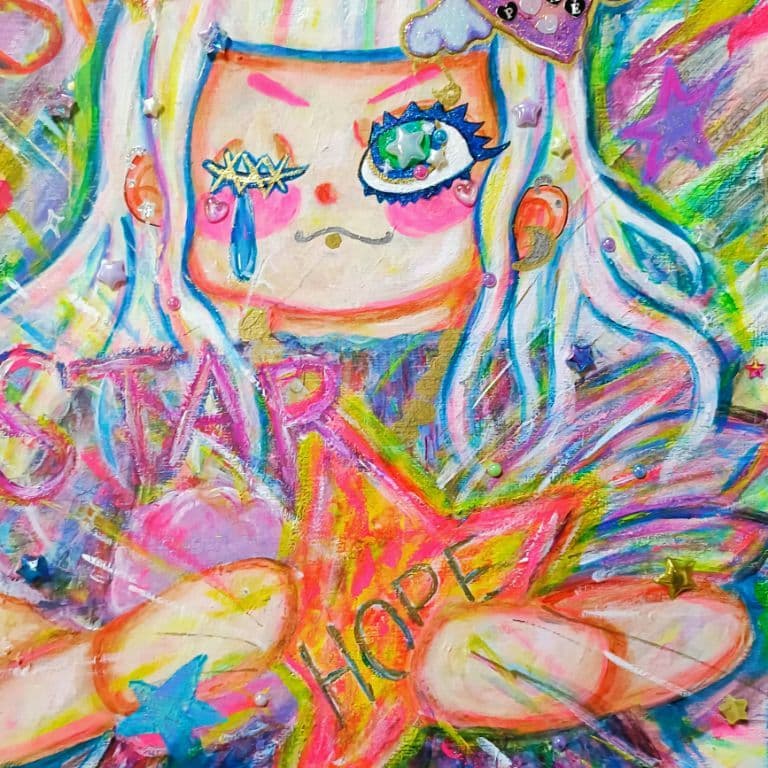 【一点物:イラストアートSALE】★GET YOUR SHINING STAR★