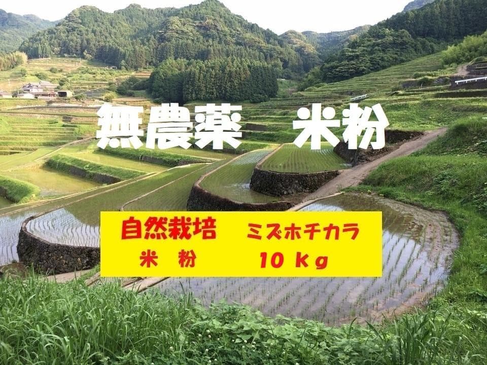 【２月セール】自然栽培「ミズホチカラ」米粉　１０ｋｇ
