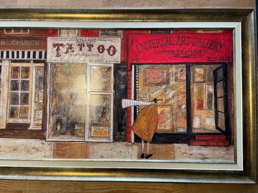 「あなたの住む街角で」 サムトフト アートパネル sam toft 絵画